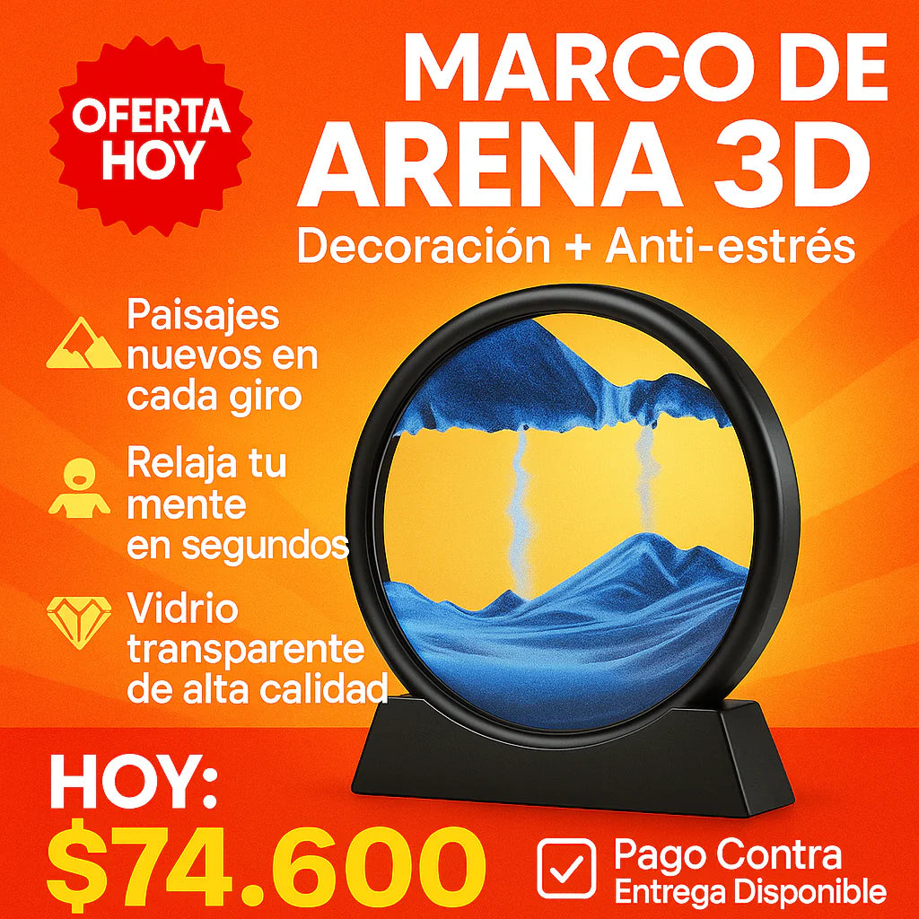 MARCO DE ARENA 3D – Alas Coral